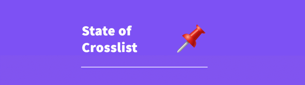 State of Crosslist - September 2021
