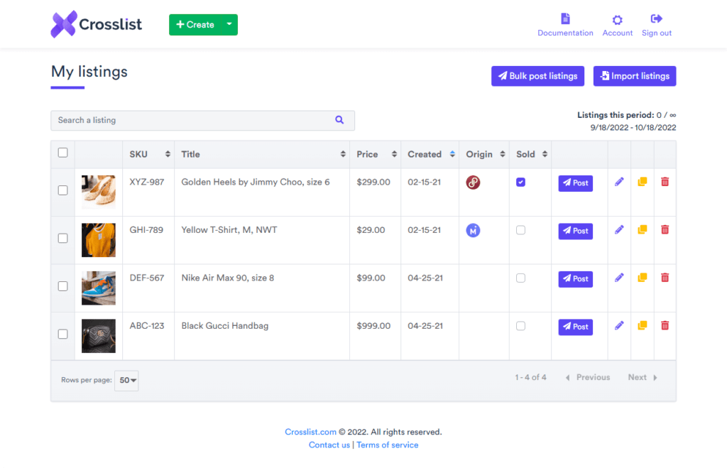 Crosslist: The #1 Cross Listing App